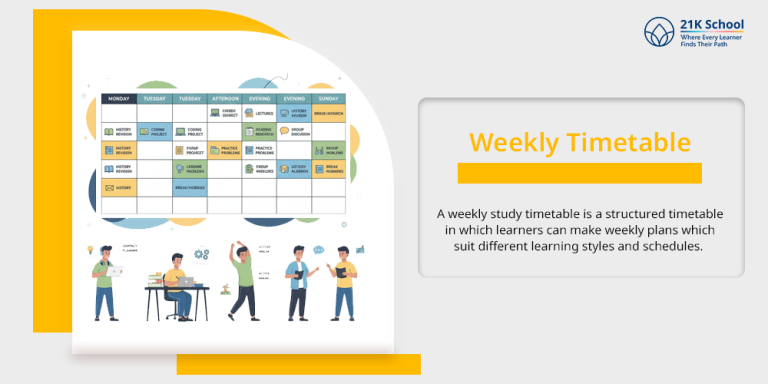 Study Time Table for Students: Your Effective Study Schedule