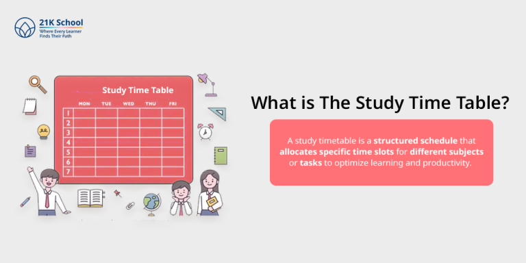 Study Time Table for Students: Your Effective Study Schedule