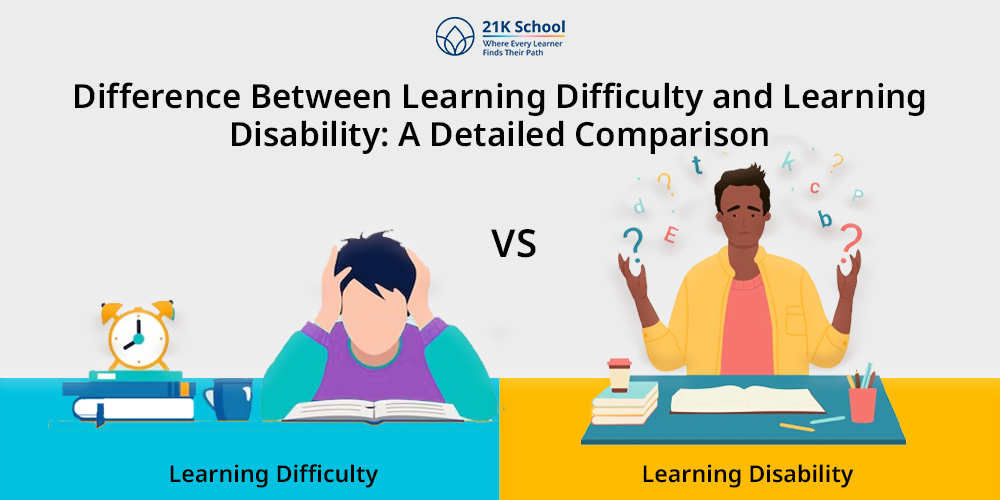Difference Between Learning Difficulty and Learning Disability