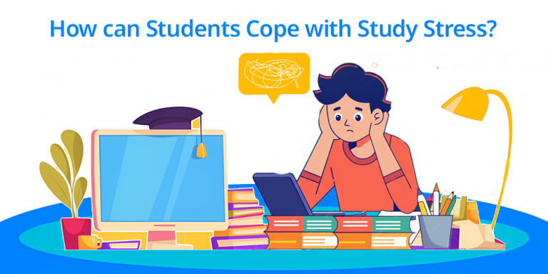 How can students cope with study stress?