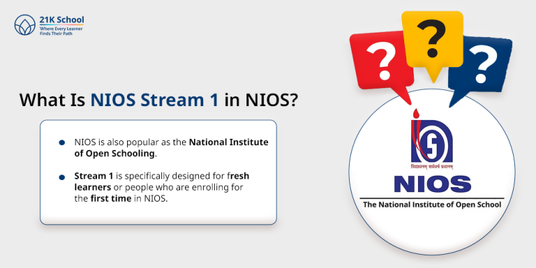 What Is Stream 1 Block 1 In NIOS: Learners Admission Guide- 21K School