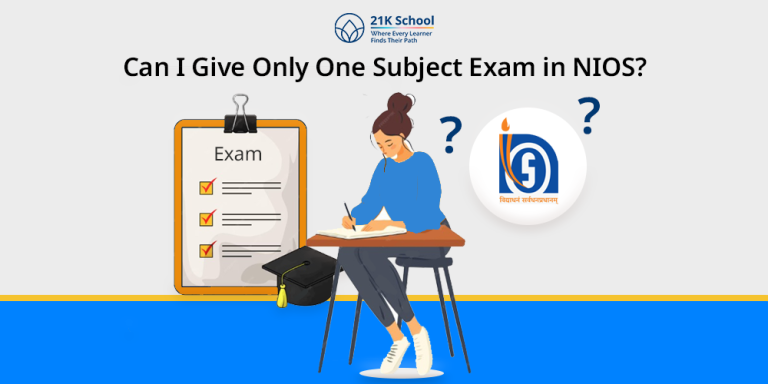 Can I Give Only One Subject Exam in NIOS?